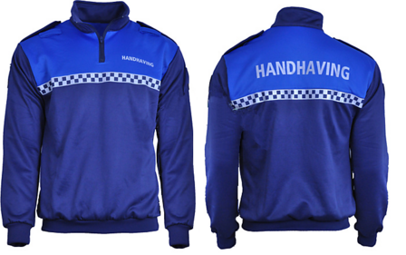 BOA/handhaving Sweater 5 met korte rits - politiefiets.nl